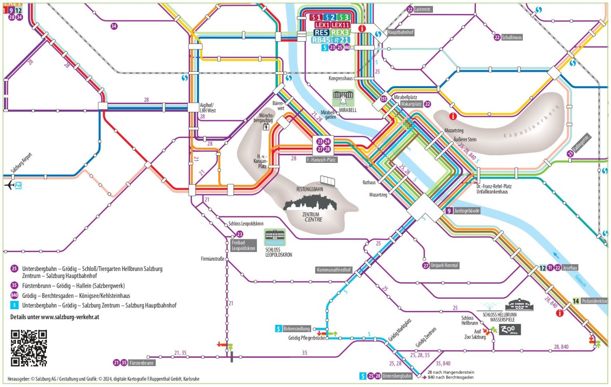 Öffentlicher Verkehr - Grödig bei Salzburg